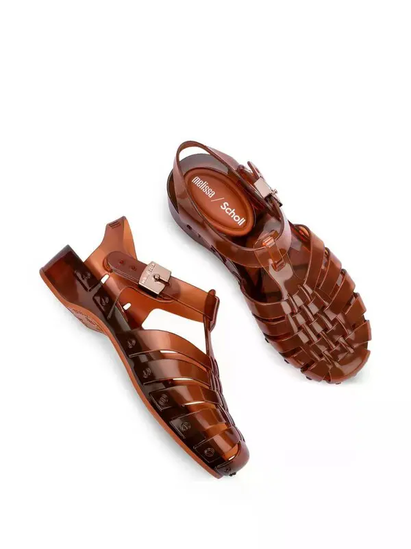 Melissa X Scholl Possession Pescura Heel Sandals - Brown