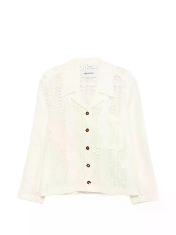 LOW CLASSIC Lace Button Shirt