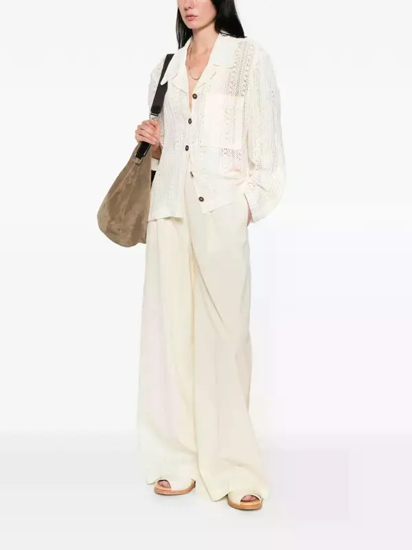 LOW CLASSIC Lace Button Shirt