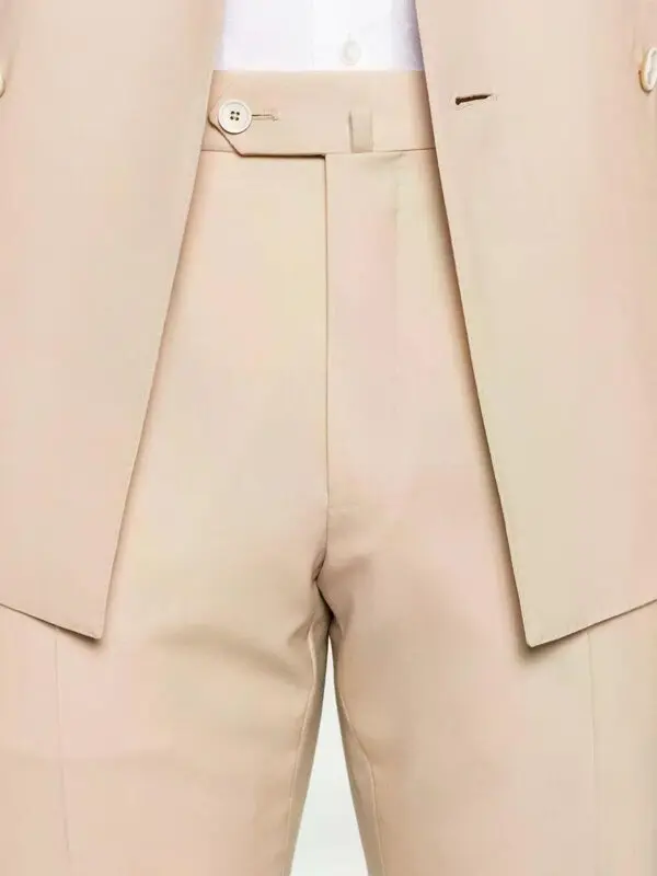 Caruso Double-breasted Suit - Neutrals