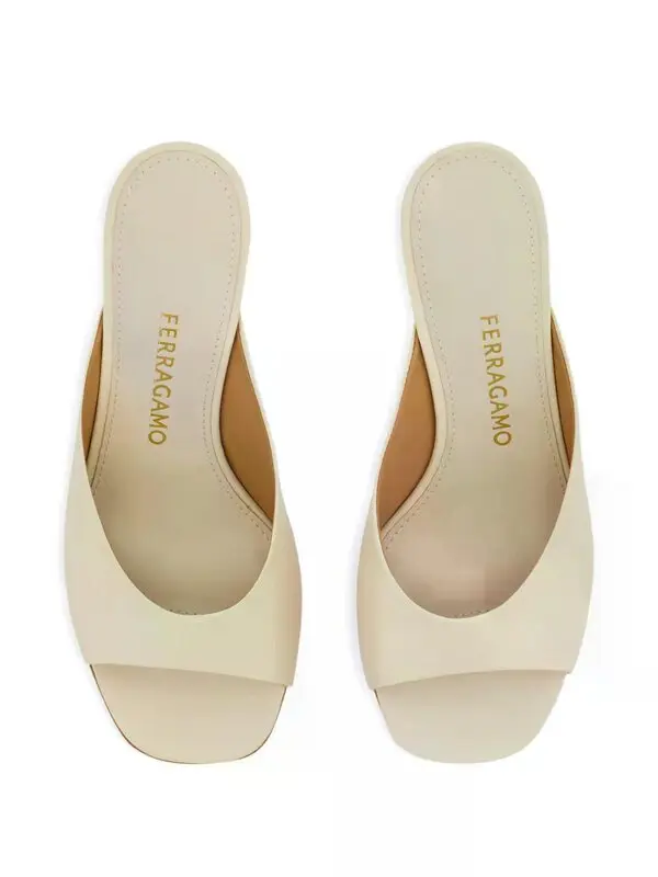 FERRAGAMO S-shaped Heeled Slides