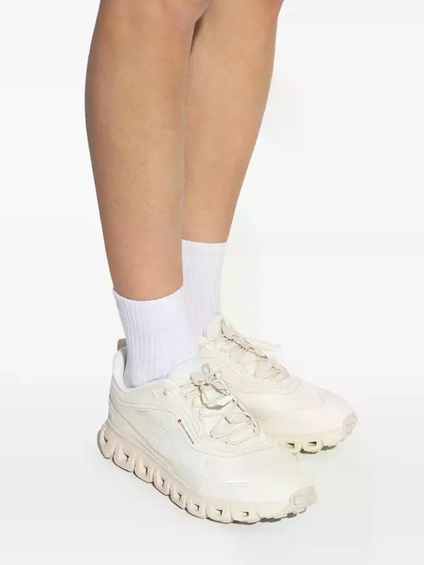 On Textured Drawstring Sneakers - Neutrals