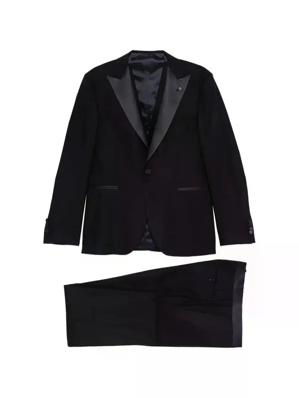 Tagliatore Shawl-lapel Suit - Blue