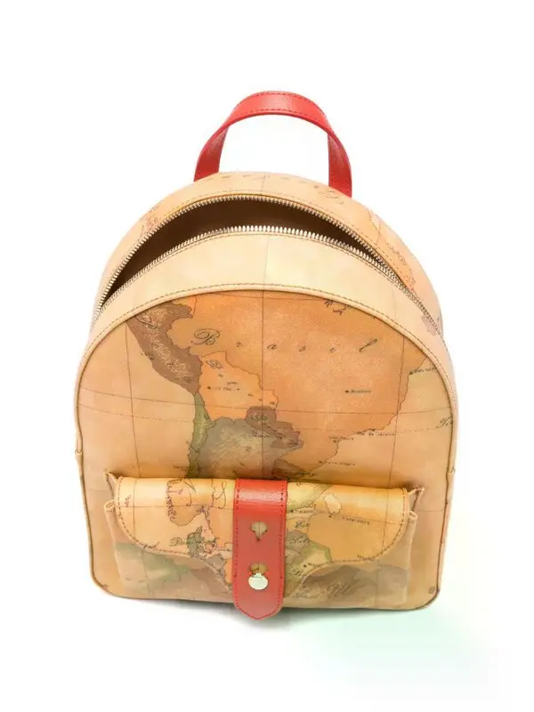 ALVIERO MARTINI 1° CLASSE Map-print Backpack