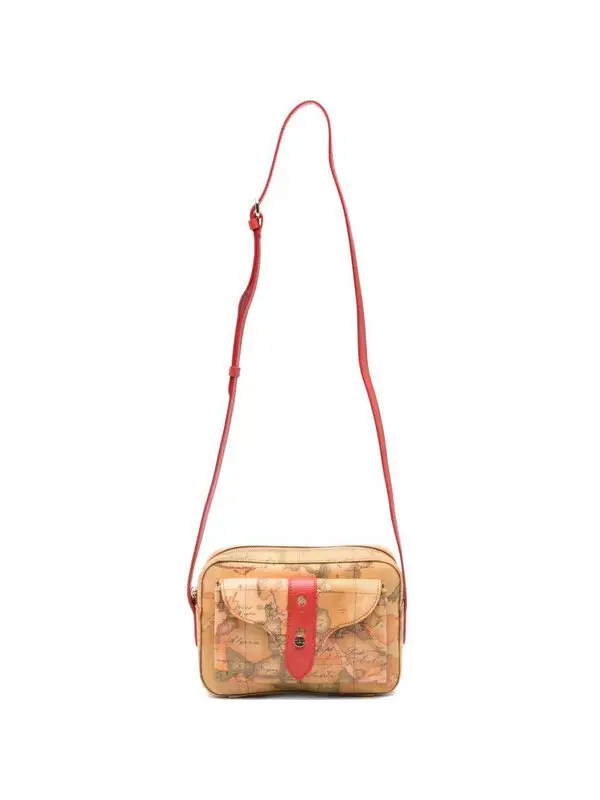 ALVIERO MARTINI 1° CLASSE Map-print Shoulder Bag