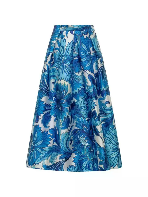 LUNATICA MILANO Floral Pleated Skirt