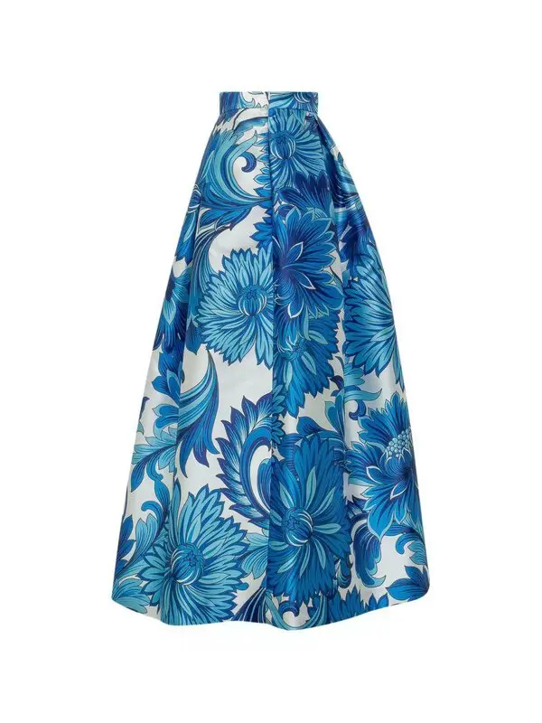 LUNATICA MILANO Floral Pleated Skirt