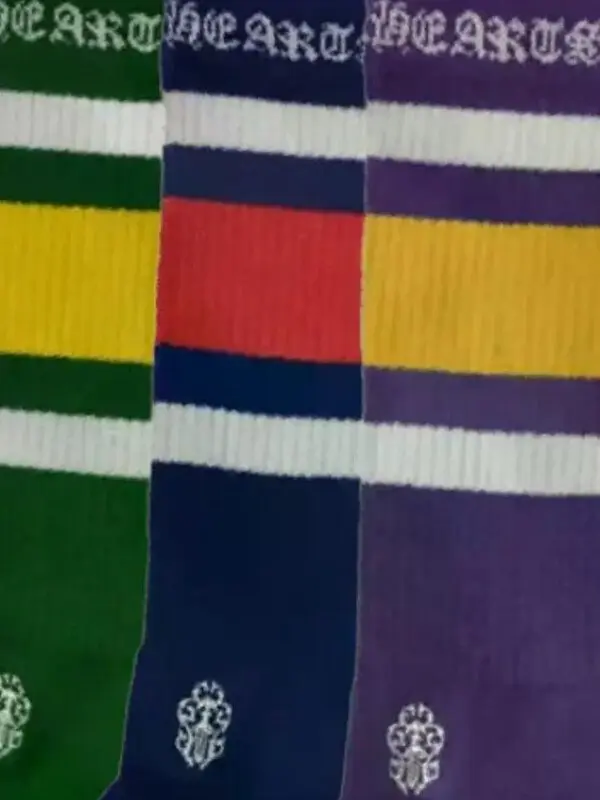 Chrome Hearts Striped Socks