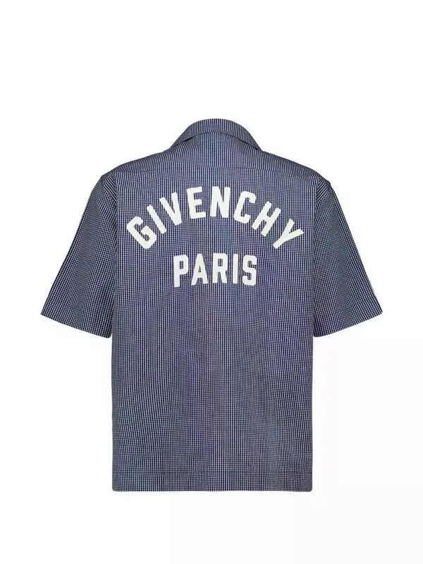 Givenchy Logo-appliqué Gingham Shirt