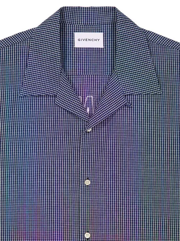 Givenchy Logo-appliqué Gingham Shirt
