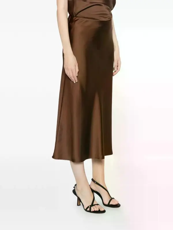 Imperial Elasticated A-line Midi Skirt