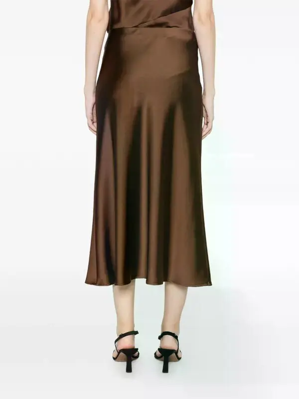 Imperial Elasticated A-line Midi Skirt