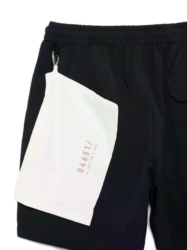 04651 / A TRIP IN A BAG Drawstring Swim Shorts With Pouch