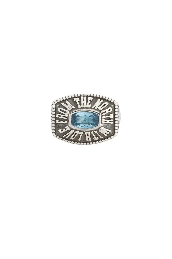 MAPLE Northern Class Ring - Silver 925 & Aquamarine Topaz