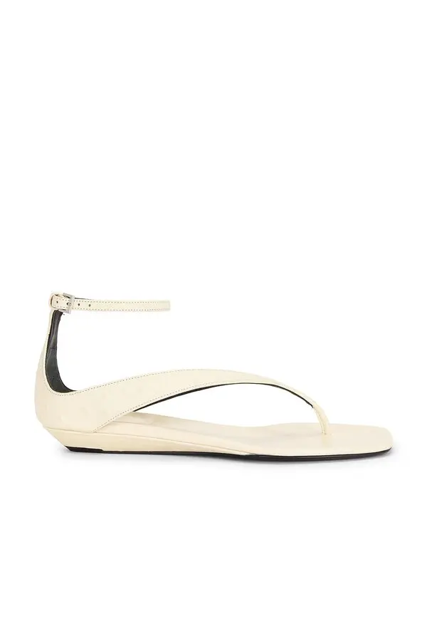 Loulou De Saison Niham Mini Wedge Sandals - Ecru