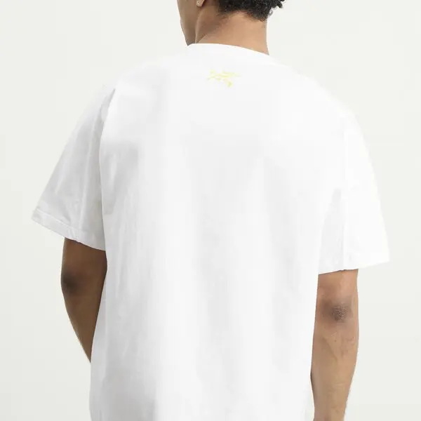 Arc'teryx Kragg Cotton Lithographica T-shirt - White Light