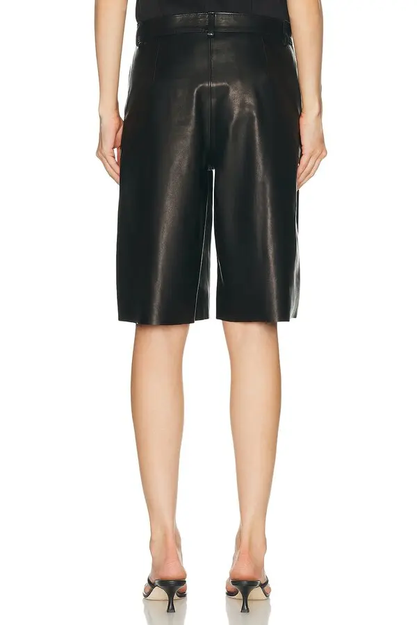 HOUSE OF DAGMAR Boxy Leather Short