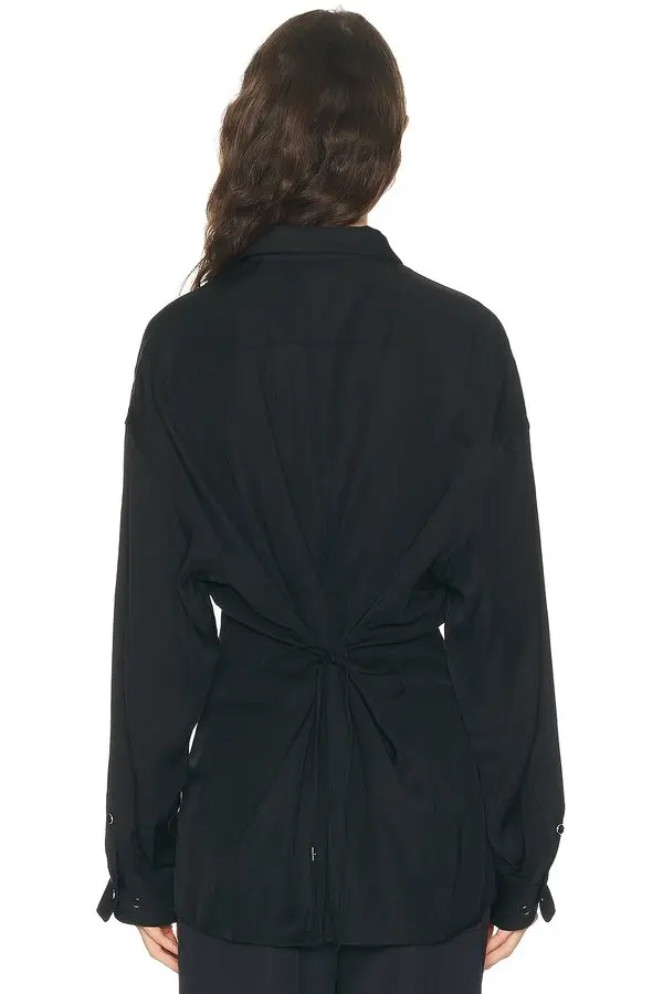 Helmut Lang Cinched Shirt - Black