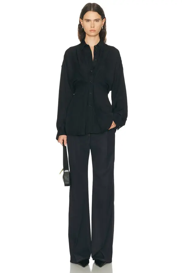 Helmut Lang Cinched Shirt - Black