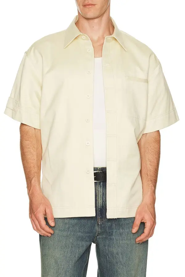 Helmut Lang Short Sleeve Loop Tape Shirt - E02