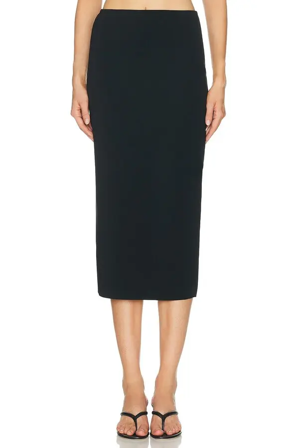 HOUSE OF DAGMAR Stretch Jersey Skirt - Black