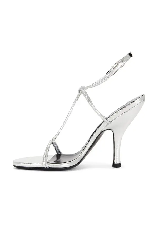 JUDE Mixer Sandal - Silver Metallic Leather