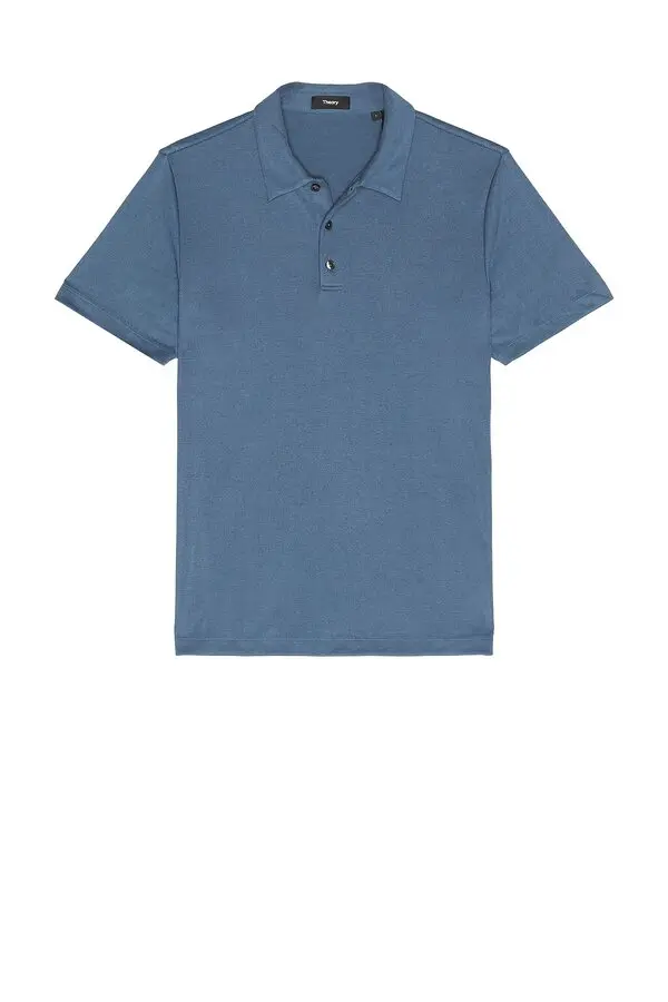Theory Anemone Milano Bron Polo In Slate - Bering