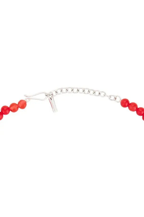 Completedworks Red Agate Bead Necklace