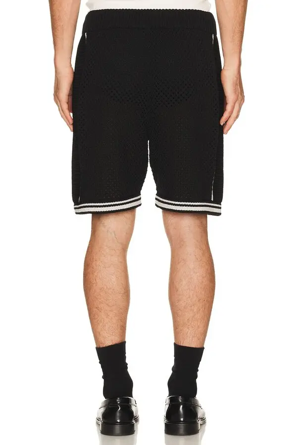 Casablanca Mesh Shorts - Black
