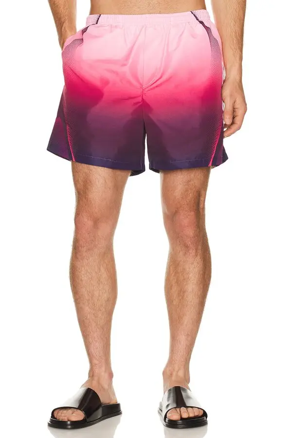 Casablanca Printed Swim Shorts - Aubergine Gradient
