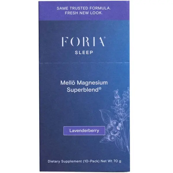 FORIA Mello Magnesium Superblendlavenderberry10 Ct Travel Sticks - One-color