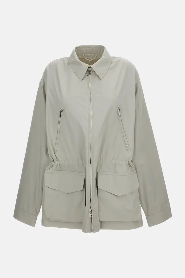 RIER Water-repellent Cotton Field Jacket - Grey