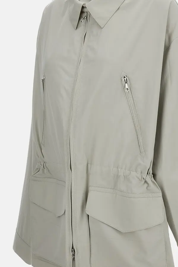 RIER Water-repellent Cotton Field Jacket - Grey