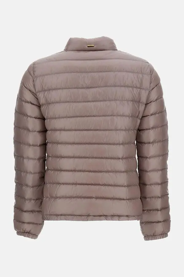 Herno Short Down Jacket With Pockets - Rose