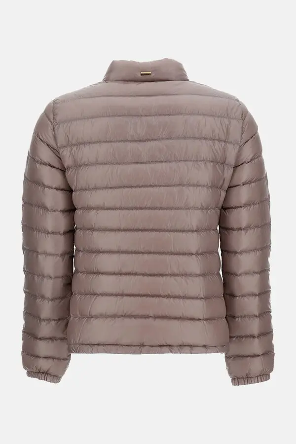 Herno Short Down Jacket With Pockets - Rose