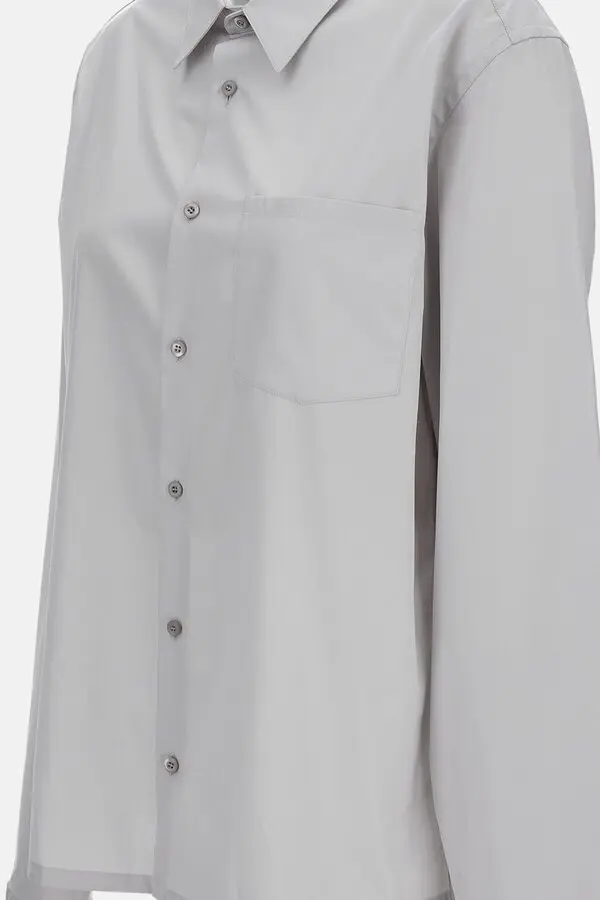 RIER Camicia In Cotone - Grigio