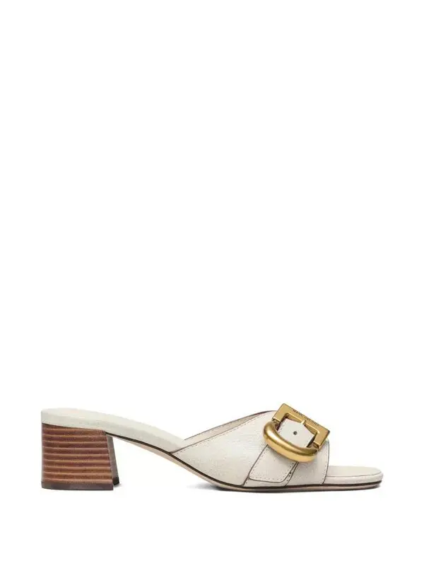 Marc Jacobs Buckle-detail Heeled Sandals - Neutrals