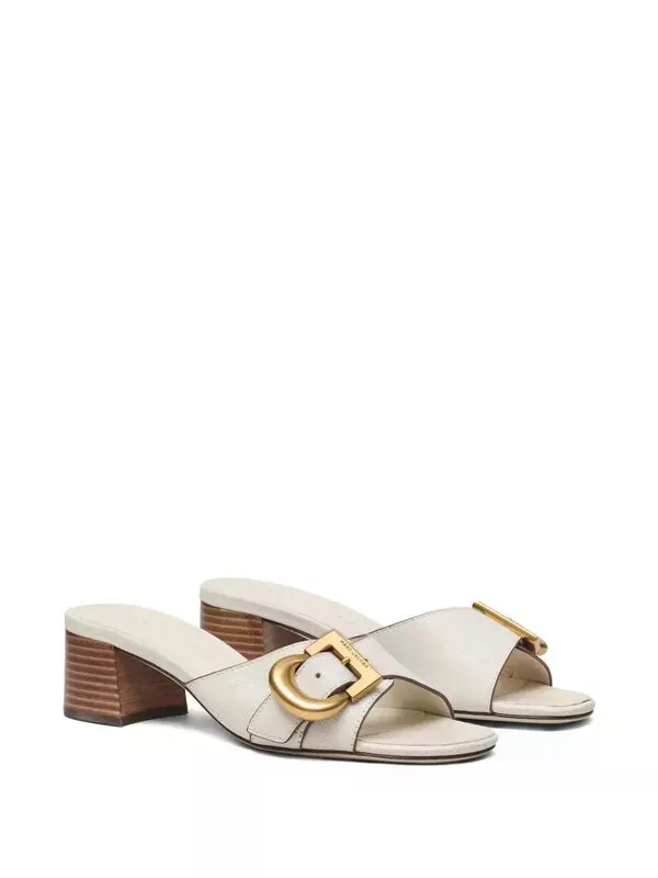 Marc Jacobs Buckle-detail Heeled Sandals - Neutrals