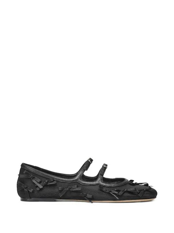 Marc Jacobs Bow-detail Ballet Flats - Black