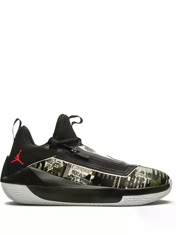 JORDAN Jumpman Hustle Mid-top Sneakers
