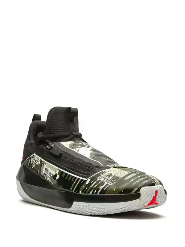JORDAN Jumpman Hustle Mid-top Sneakers