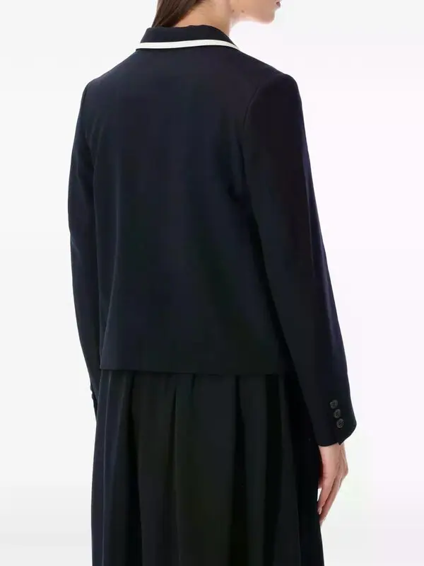 Comme Des Garçons Piped-trim Jacket