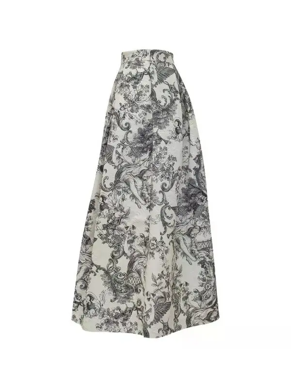 LUNATICA MILANO Toile Print High-waisted Skirt