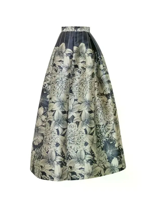 LUNATICA MILANO Floral Print Pleated Skirt