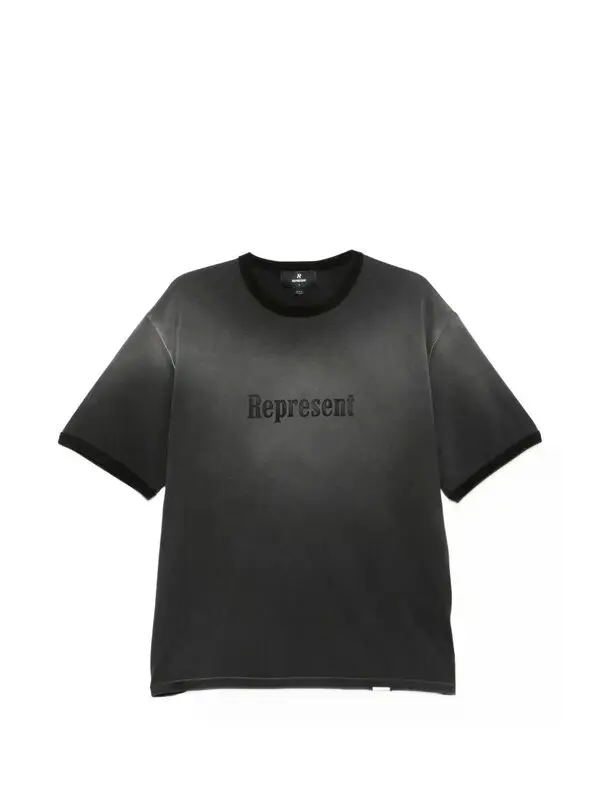 REPRESENT Logo-detail T-shirt - Grey
