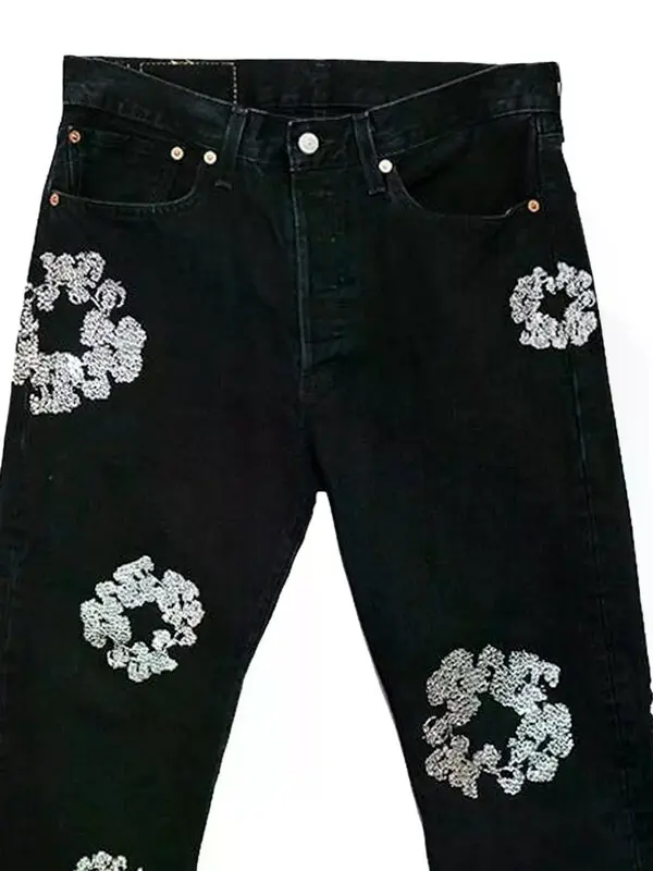 DENIM TEARS X Levi's Floral Bootcut Jeans - Black