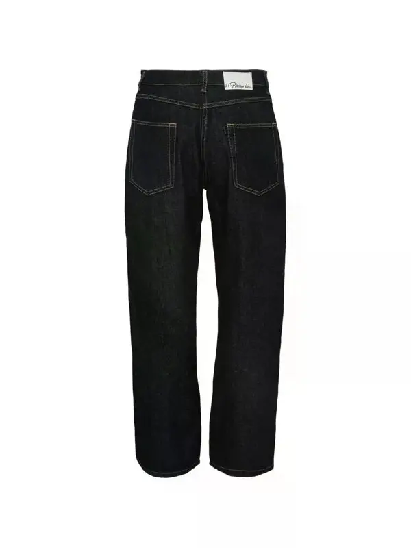 3.1 Phillip Lim Zip-detailing Straight-leg Jeans - Blue