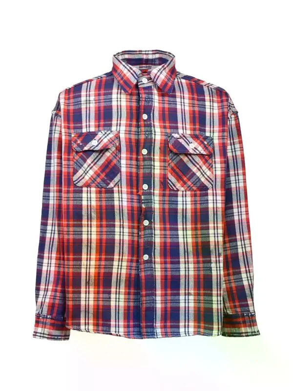 SAINT MXXXXXX Check-pattern Shirt