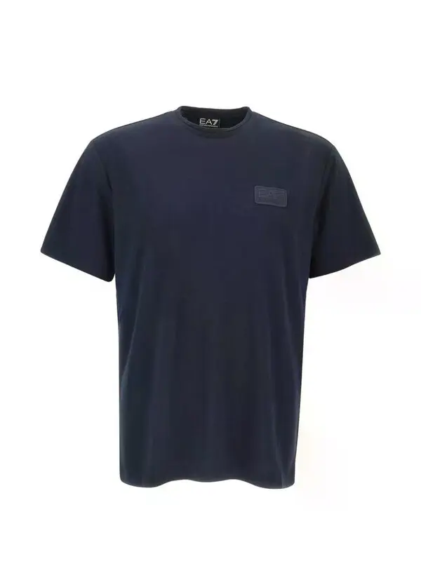 EA7 Logo Crew Neck T-shirt - Blue