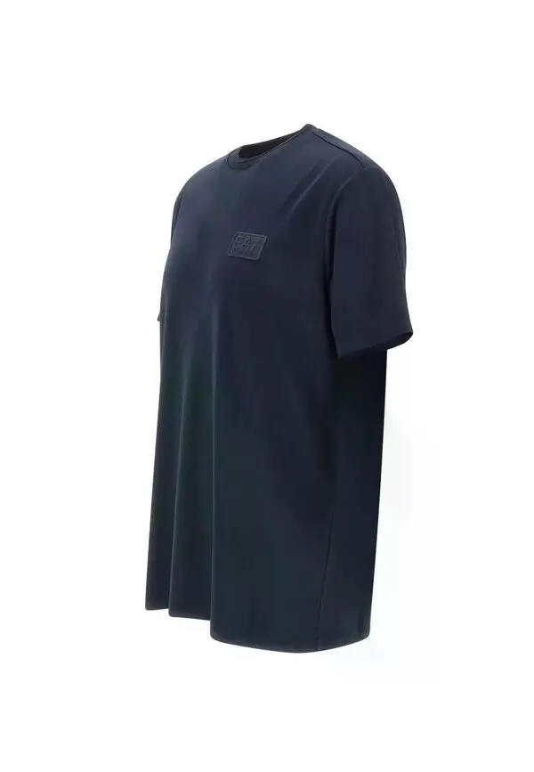 EA7 Logo Crew Neck T-shirt - Blue